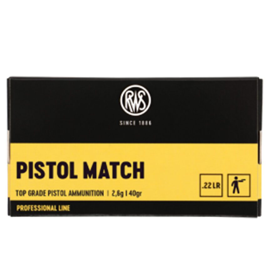 Malokalibarsko streljivo RWS 22 LR Pistol Match – LOVAC trgovina ...